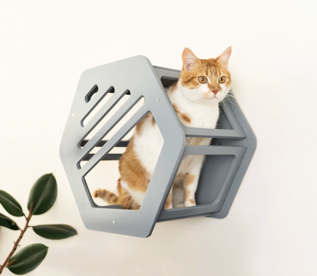 Wall-mounted corner cat shelf - Checkpoint – SweetPet
